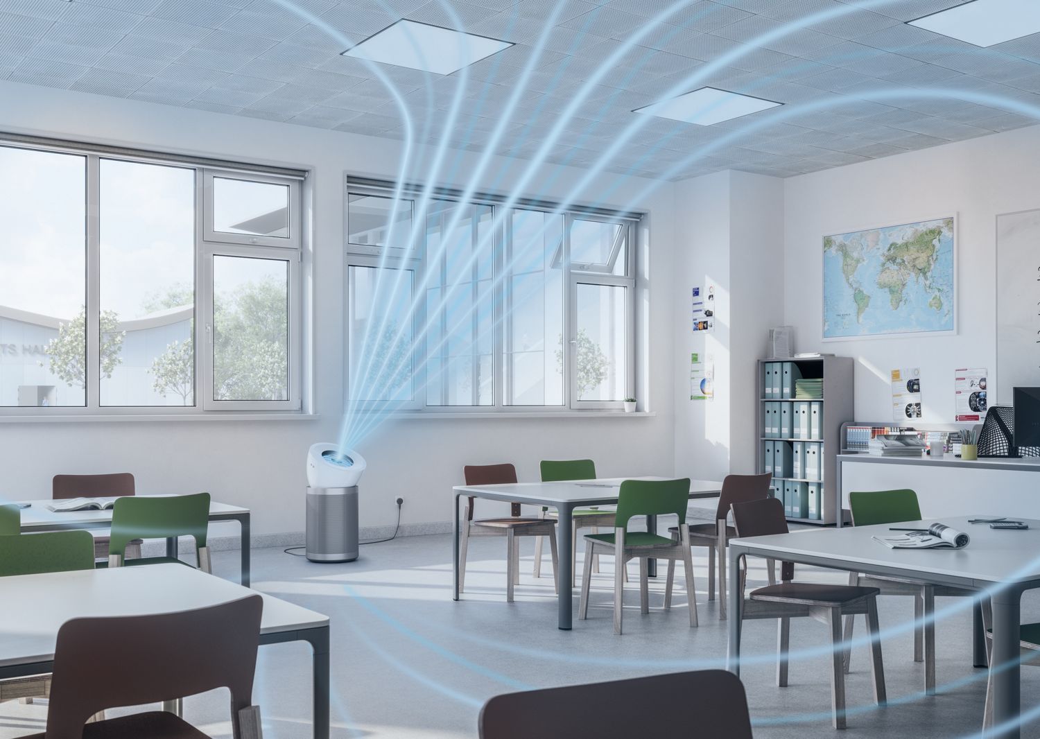 Purificador ventilador Dyson HEPA Big+Quiet Formaldehyde BP06 (Branco/Prateado) | Dyson.pt