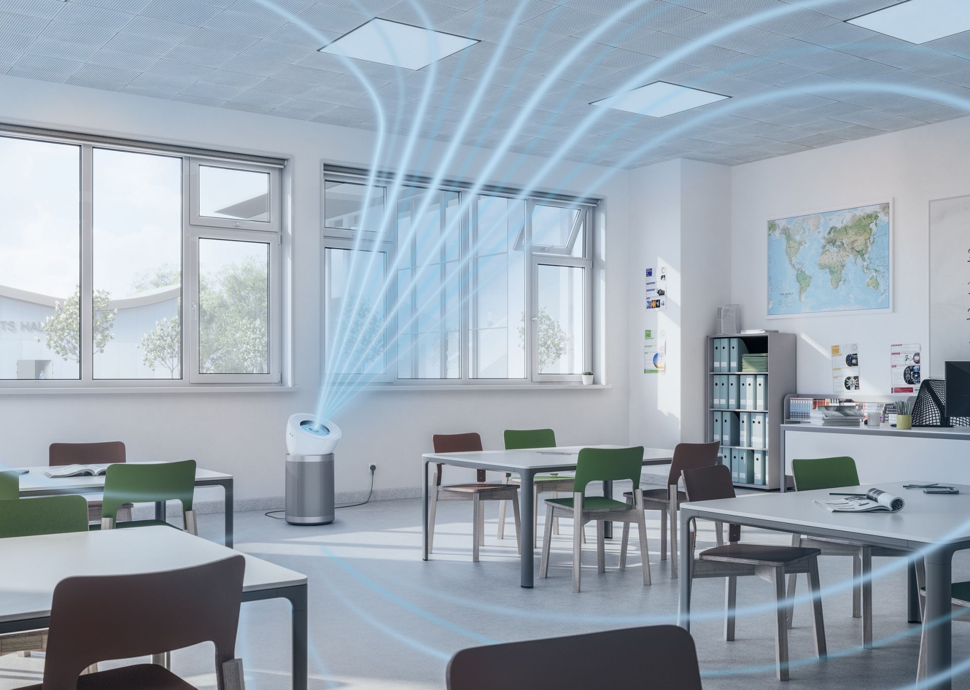 Dyson HEPA Big+Quiet Formaldehyde in White and Silver | Dyson Australia