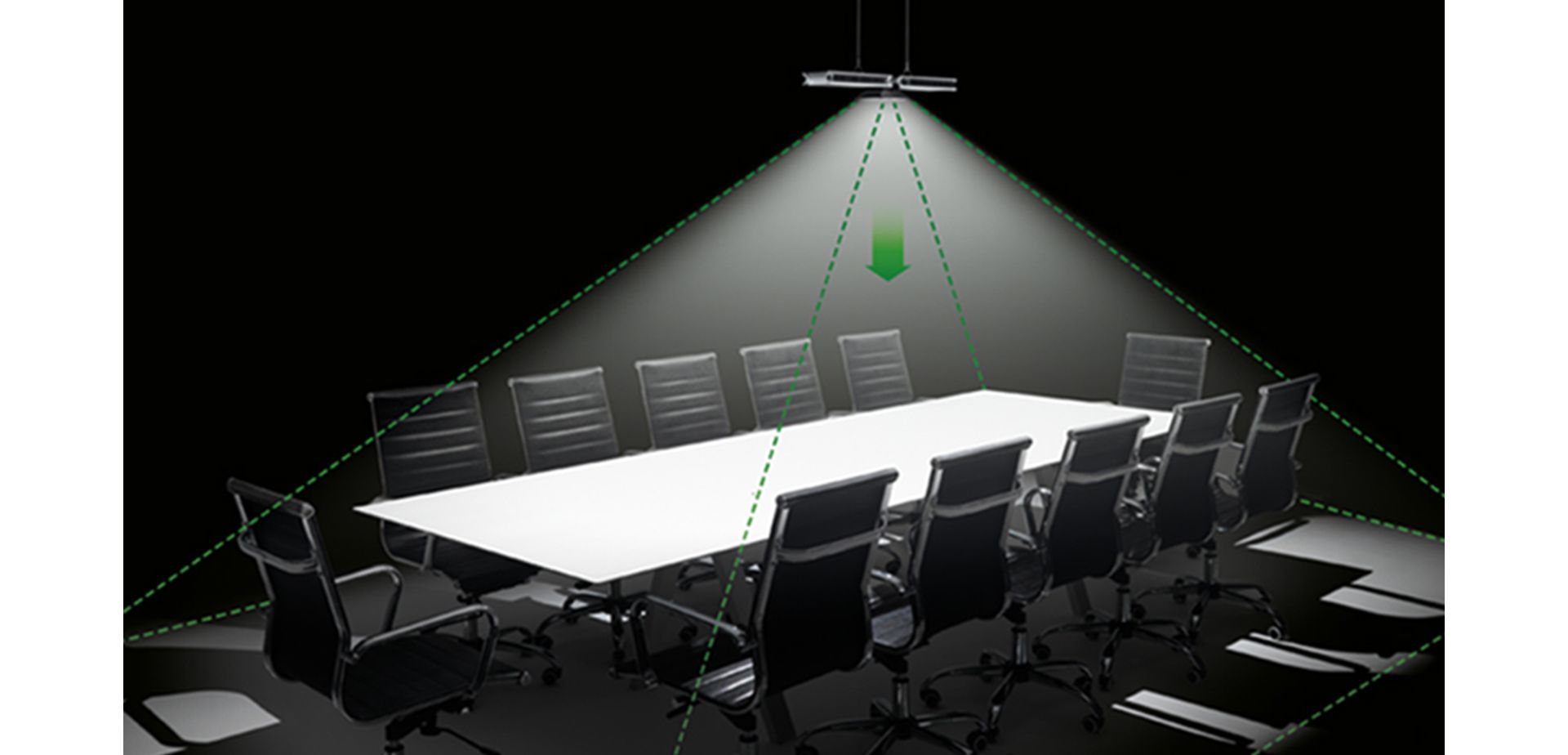 Cu-Beam Duo Suspended Lighting | Dyson