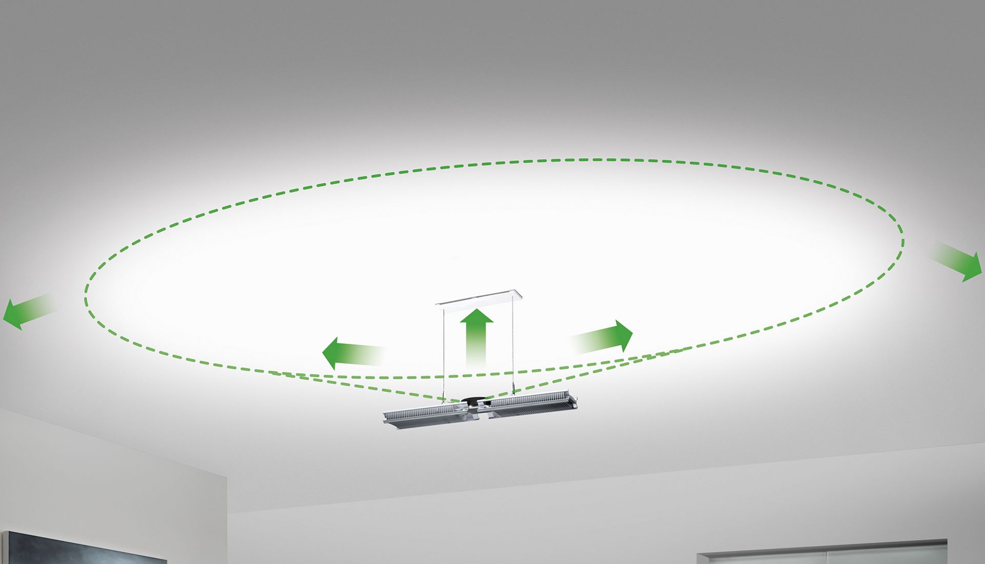 Cu-Beam Up Suspended Lighting | Dyson