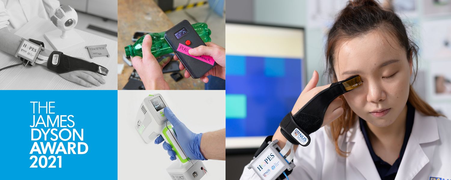 Dyson | James Dyson Award 2021: Three global winners with world ...