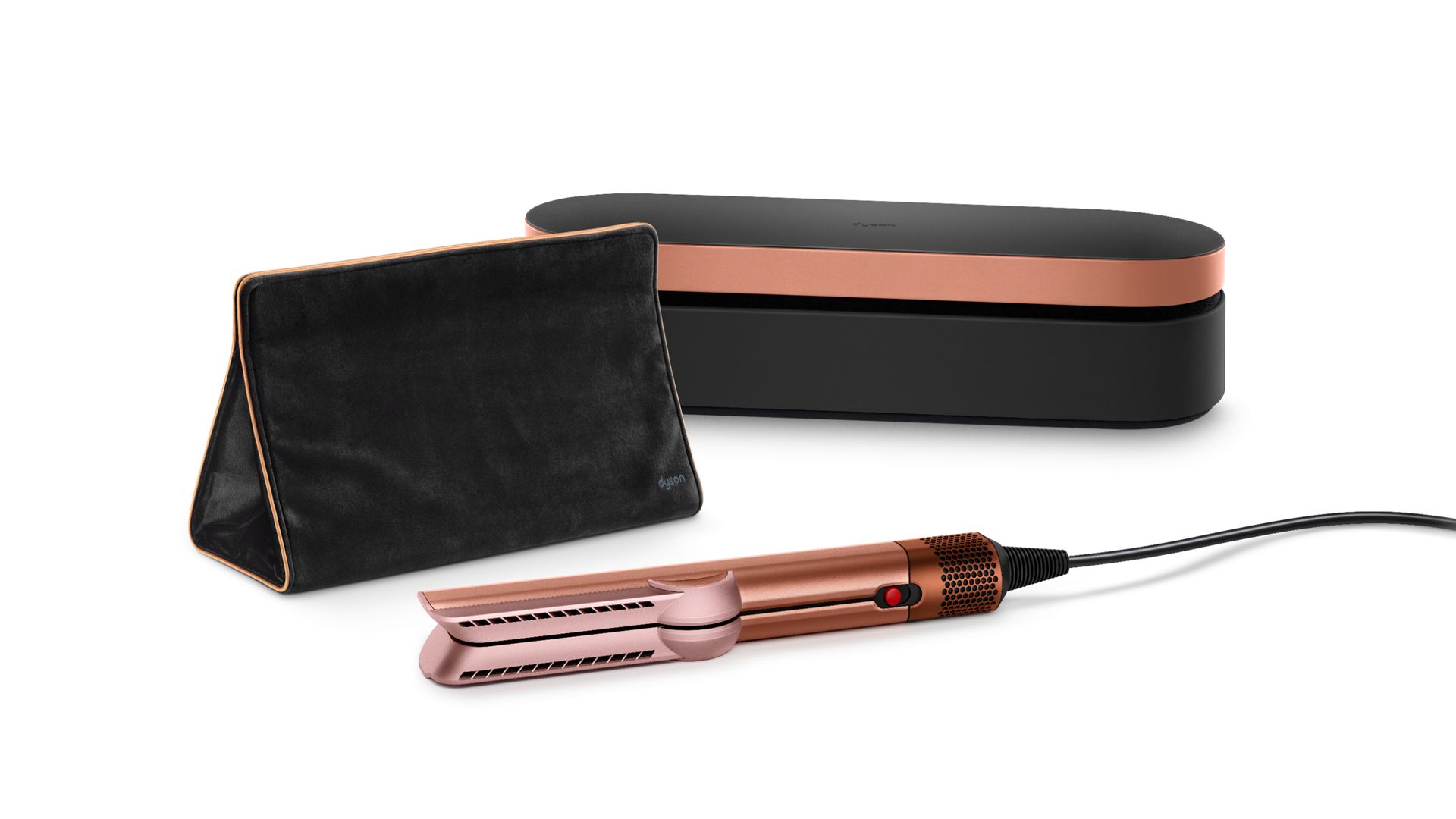 Dyson Airstrait™ straightener and dryer (Amber silk/Pink champagne)