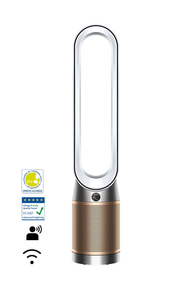 Dyson Purifier Cool Formaldehyde luftrenser + vifte TP09 (Hvit/Gull ...
