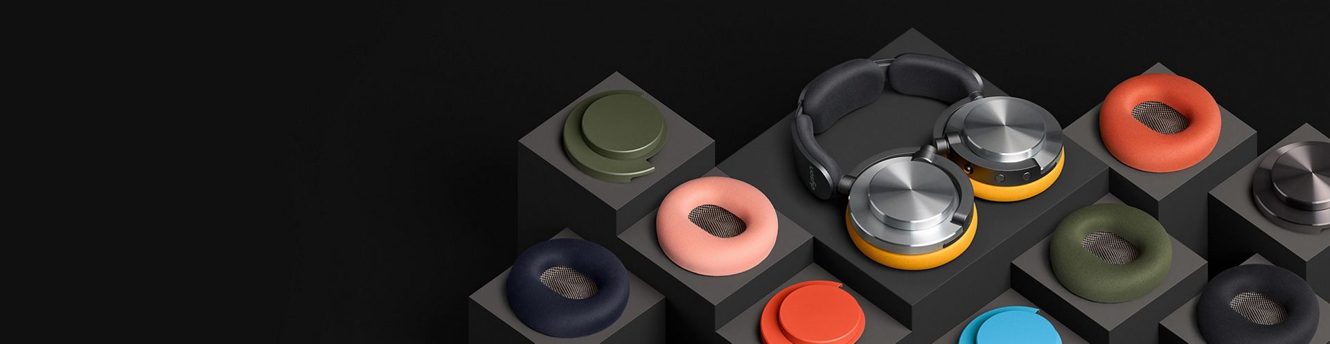 Słuchawki Dyson OnTrac™ (Ceramiczny Karmazyn)