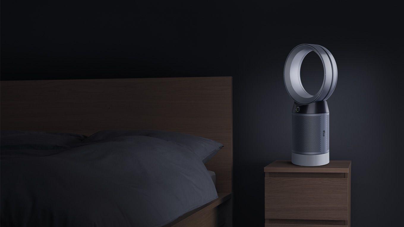 Dyson Pure Cool Tischventilator und Luftreiniger Weiss Silber