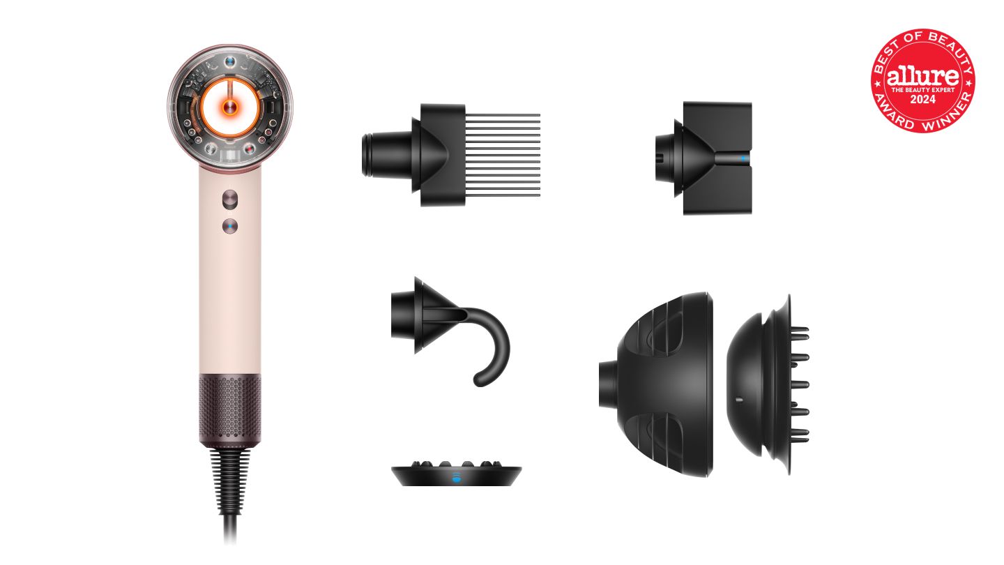 Dyson Supersonic Nural™ hair dryer in Ceramic Pink/Rose Gold | Dyson