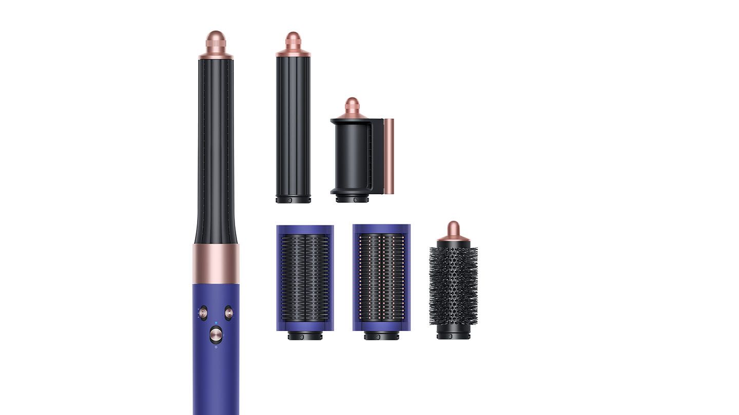 Dyson Airwrap™ Complete Long Bleu Pervenche/Rosé | Dyson.fr