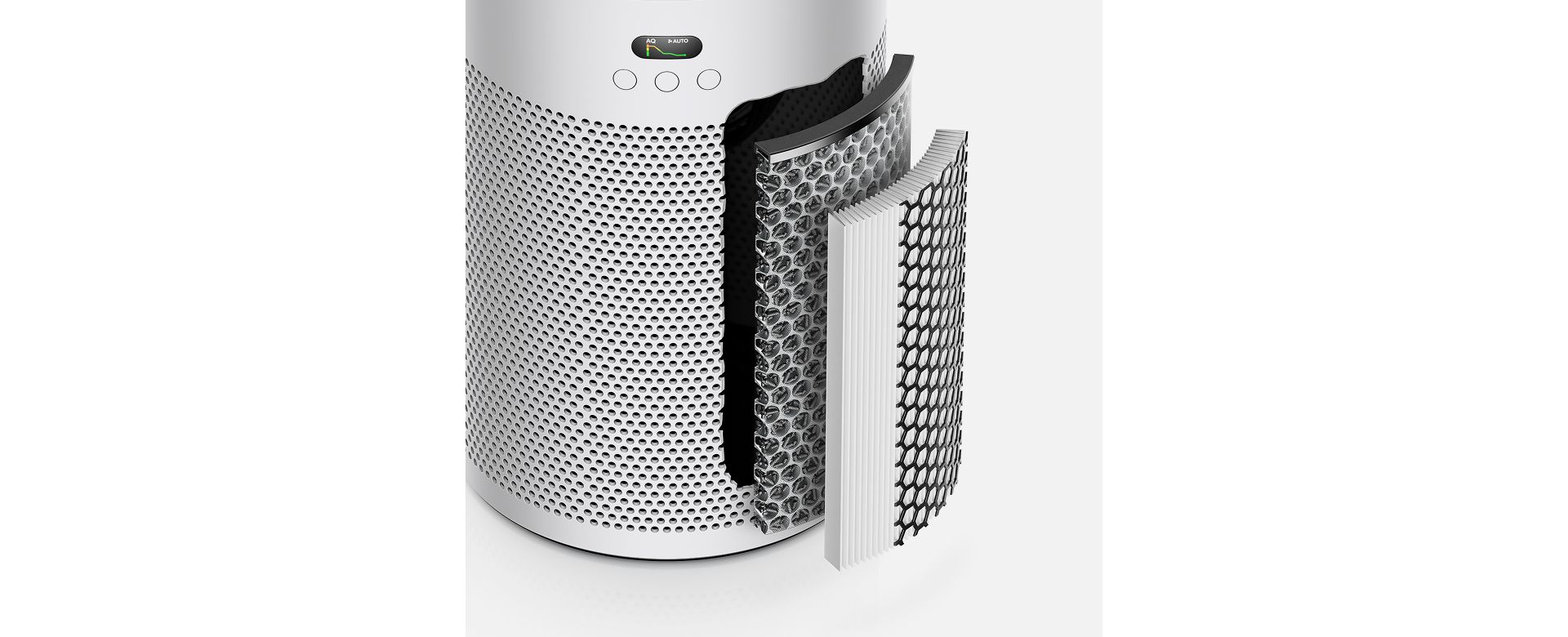 HushJet™ Purifier Compact (White/Silver) | Dyson SG